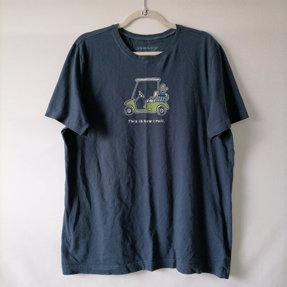 Life Is Good | Shirts | Vintage Life Is Good Mens Blue This Is How I ...